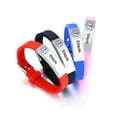 6 Packs Eliquis Medical Alert Bracelets for Men Women,Adjust Silicone ...