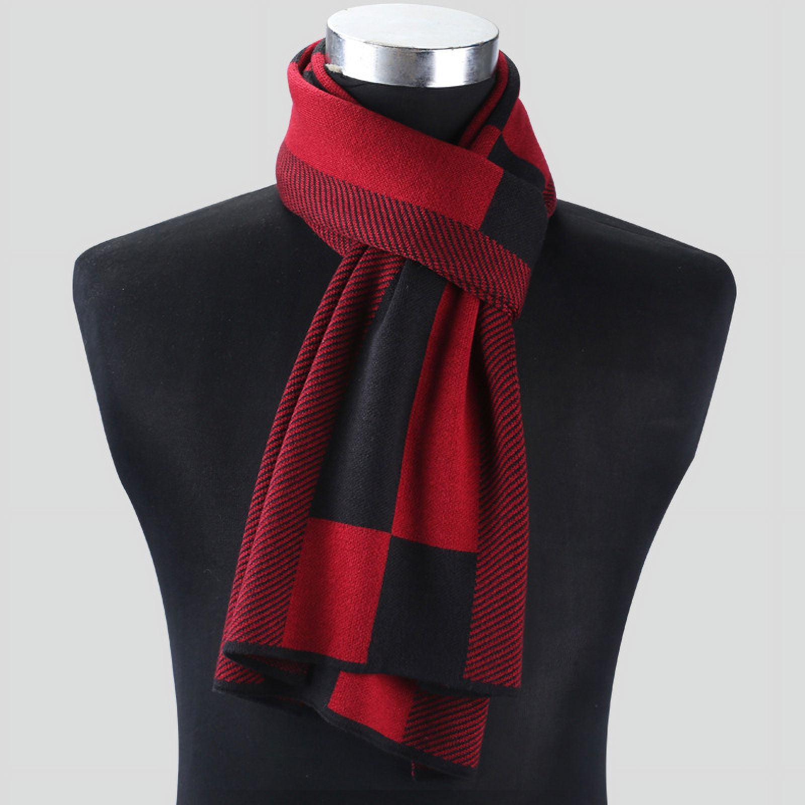 Click here for Junsice Warm Winter Scarf Men Autumn Elegant Plaid... prices