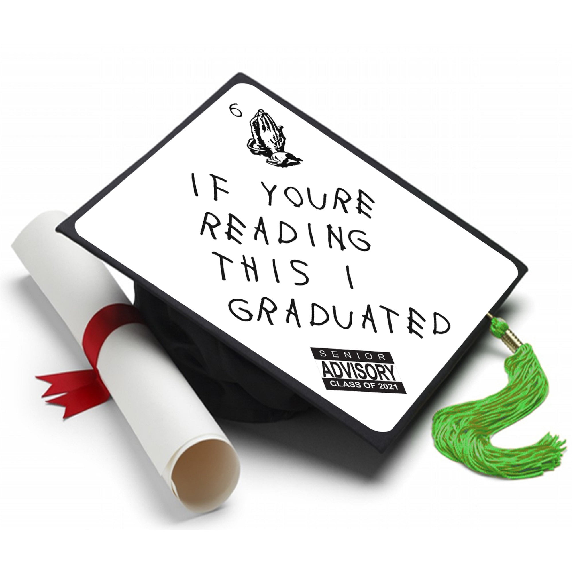 If You're Reading This - Drake Grad Cap Tassel Toppers - Walmart.com