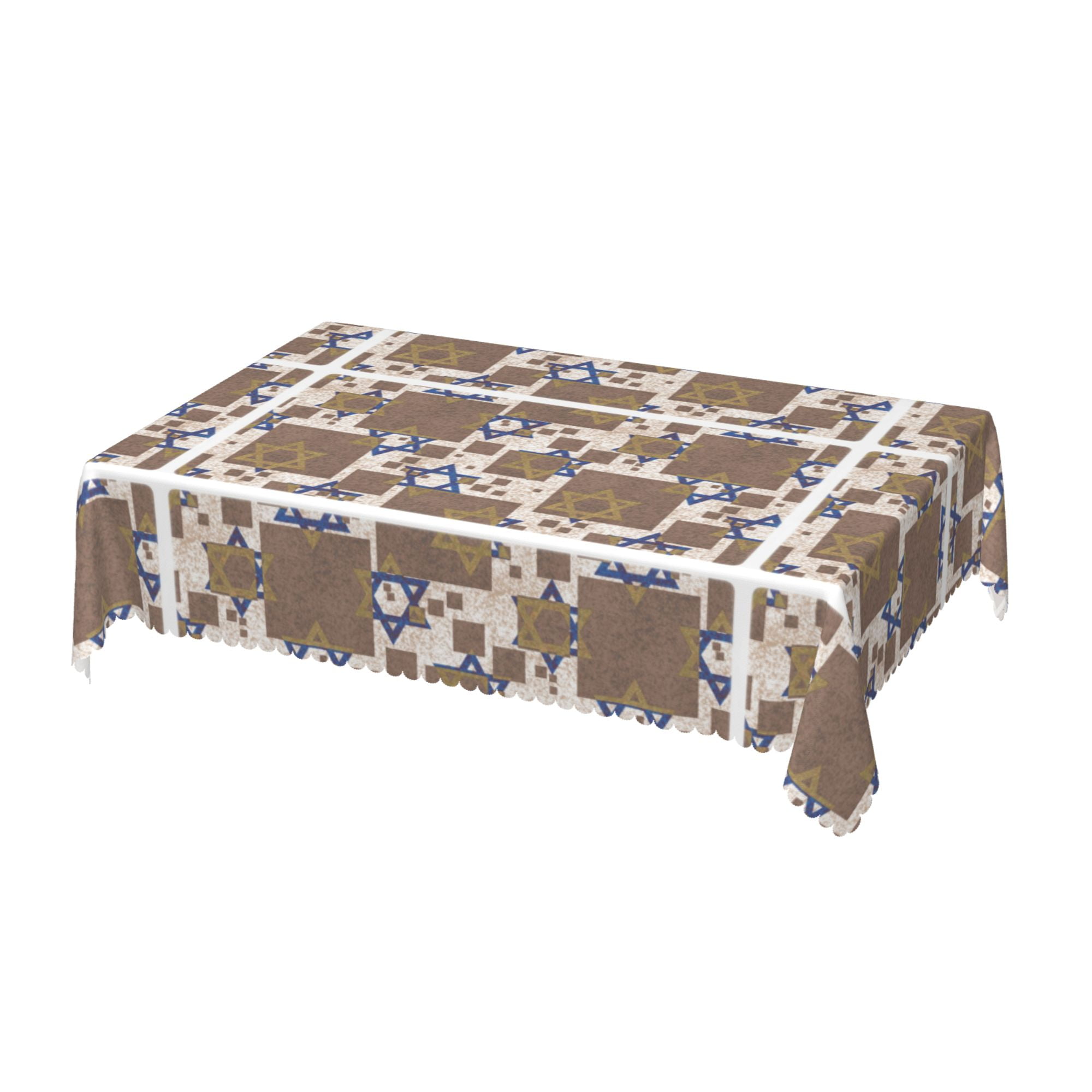 DouZhe Rectangular Tablecloth, Retro Star Texture Table Cloth for ...