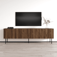 Nova 3K TV Stand for TVs up to 85", Mid-Century Modern Matte 73 ...