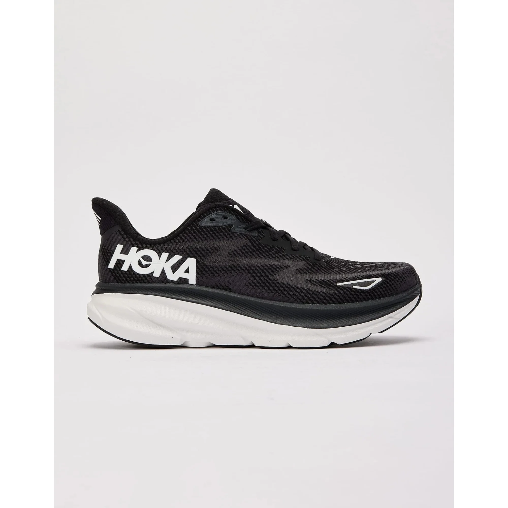 Click here for Hoka Clifton 9 black White Mens Running Shoes 8.5 prices