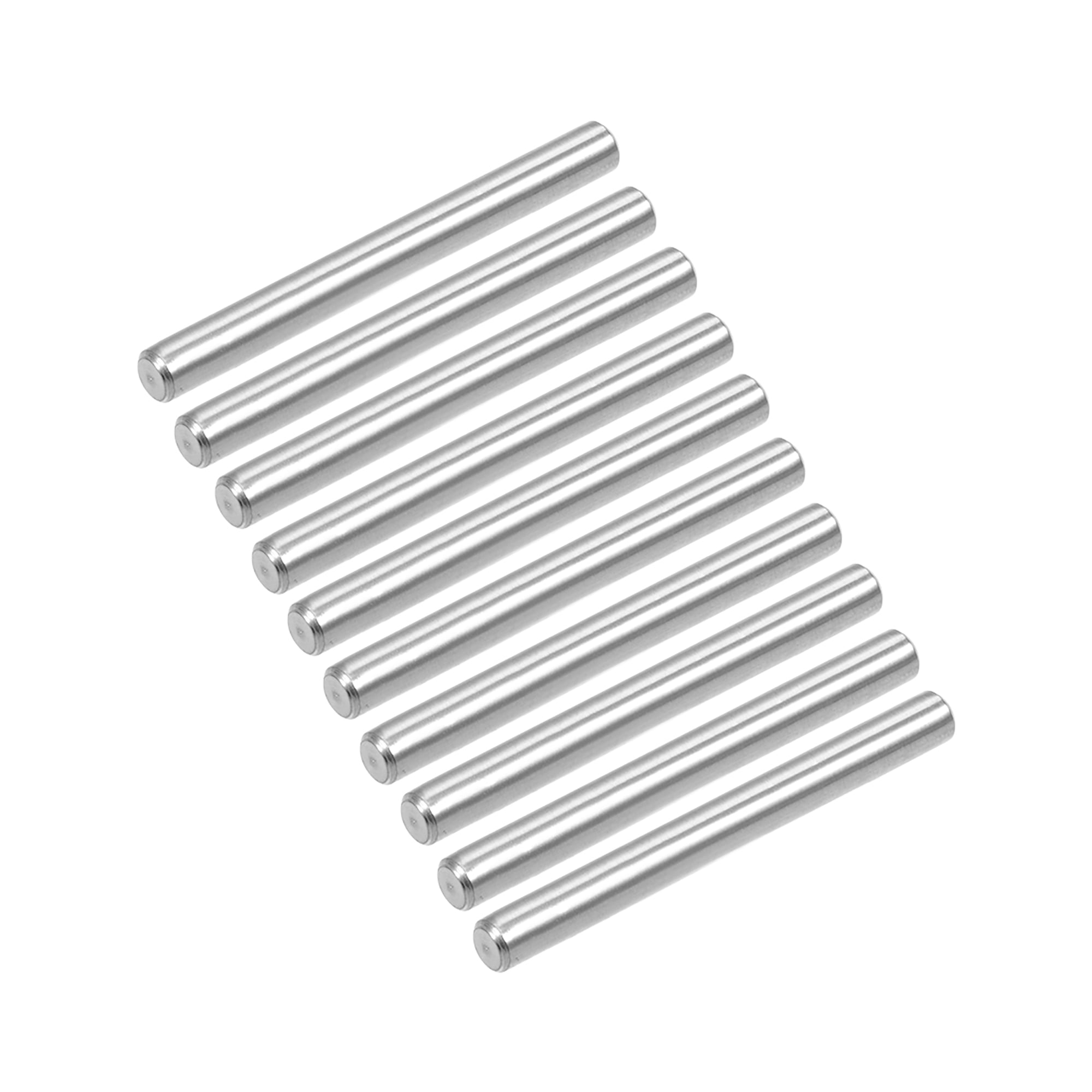 Uxcell 4mmx40mm 304 Stainless Steel Dowel Pin 10 Pack - Walmart.com