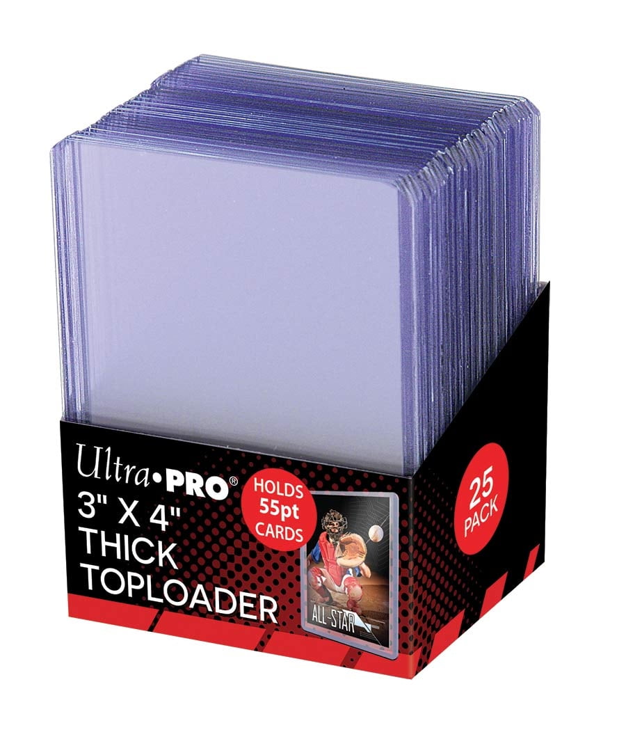Ultra Pro3X4 Thick Topload Card Holder (25 ct) - Walmart.com