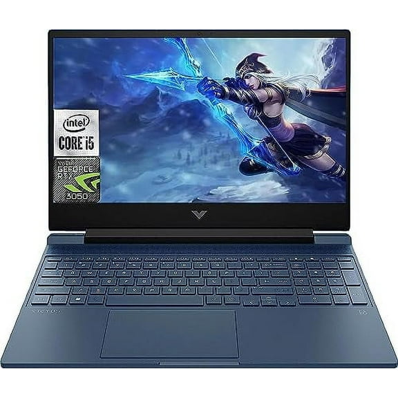HP Victus Gaming Laptop, 2023, 15.6" 1920 x 1080 144 Hz, Intel Core i5 ...