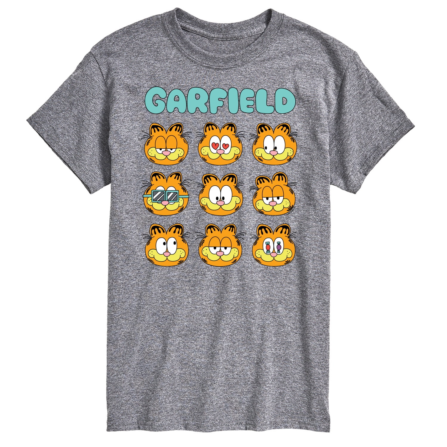 Garfield - Garfield Grid - Men's Short Sleeve Graphic T-Shirt - Walmart.com