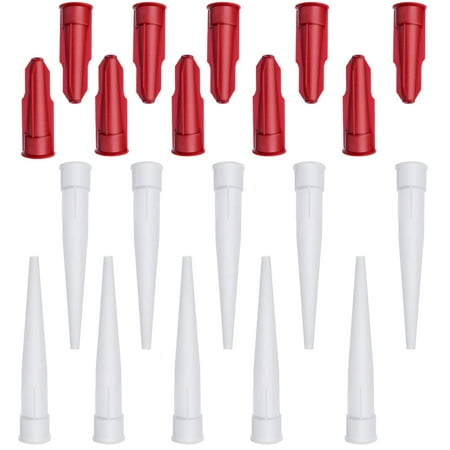 10 Pack Silicone Sealant Nozzles, Silicone Nozzle Caulking Caps ...