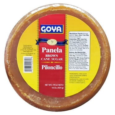 Goya Piloncillo Panela, Brown Sugar Cane 8 oz (Pack of 2) - Walmart.com