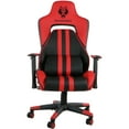 Hanover Commando Ergonomic Gaming Chair in Black and Red with ...