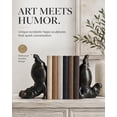 Hippo Bookends, Heavy Resin Acrobatic Hippo Bookends Ends Book Ornament ...