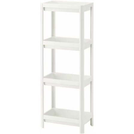 Inval America 3-Shelf Resin Bathroom Over-the-Toilet Shelving Unit in ...