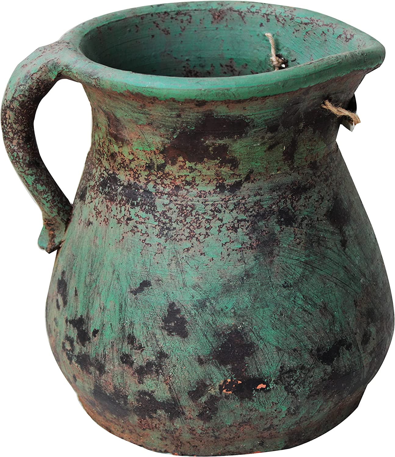 9.25"Tall Egyptian Era Designed Earthen Ware Terracotta Pitcher Shaped ...