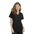 Green Town Scrubs for Women - 4 Pocket V-Neck Scrub Top, Stretch Fabric ...