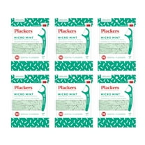 Plackers Micro Mint Dental Flossers (Pack of 6) - Walmart.com