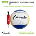 Champion Sports CG204 Outdoor Volleyball Set: Complete Portable Team ...