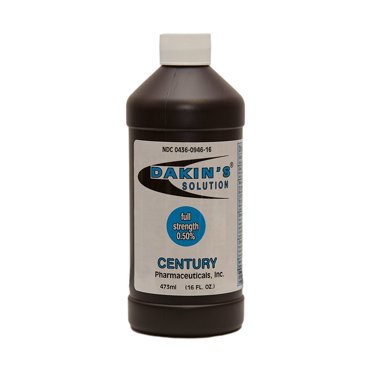 Dakin's Solution-Quarter Strength Sodium Hypochlorite 0.125% Wound ...