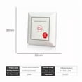 Caregiver Pager Alarm SOS Button Wireless Call Siren Alarm for Seniors ...