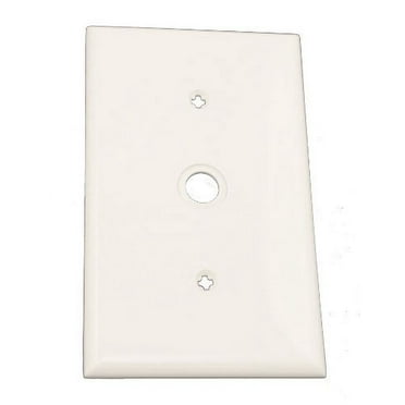 Hubbell NP720W "Office White" 1.60" Nylon Locking Receptacle Wallplate ...