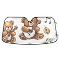 Teddy Bears Guitas Leaves Music Automotive Front Car Windshield Sun ...