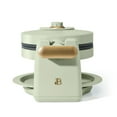 Beautiful Rotating Belgian Waffle Maker, Sage Green by Drew Barrymore ...