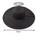 Womens Wide Brim Sun Protection Straw Hat Folable Floppy Hat Summer Uv