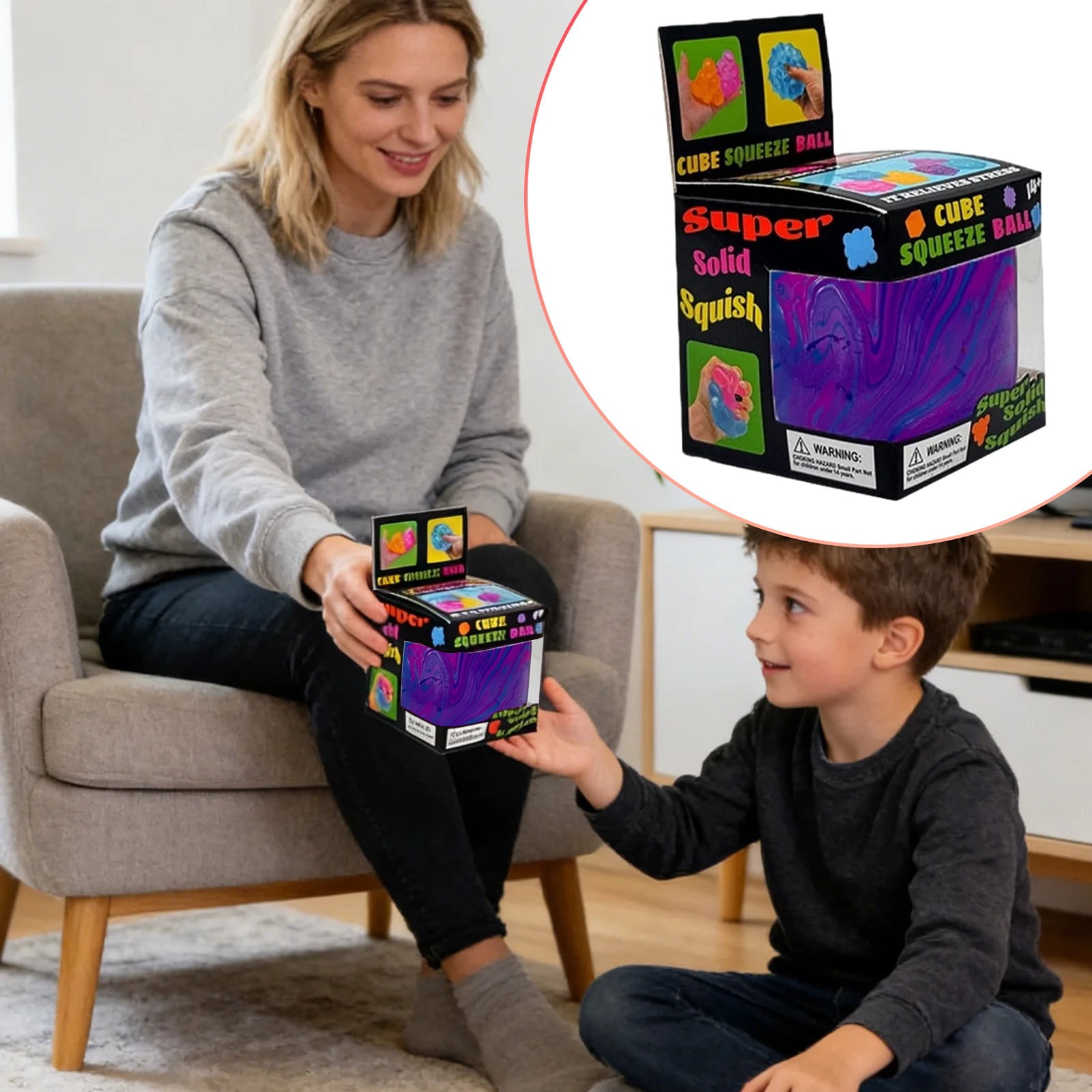 Click here for Need0h Neeoh Square Squeeze Sensory Toys  Stress C... prices