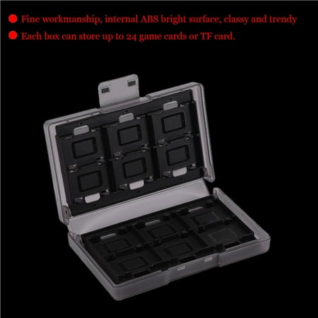 24-in-1 TF Card Box Game Memory Card storage memory card Case Holder ...