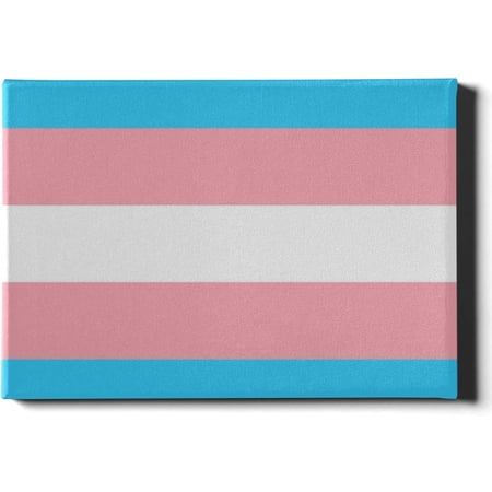 Canvas Wall Art for Bedroom Trans Transgender Flag Pride Canvas Prints ...