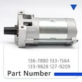 136-7880 Starter Motor for 2P77F Engines Compatible with Toro ...