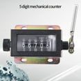Mechanical Counter, Hand Held Counter Clicker, Resettable Stroke Tally ...