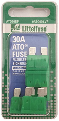 Littelfuse 0ATO030.VP ATO 32 Volt 30 Amp Carded Fuse, (Pack of 5) - Walmart.com - Walmart.com
