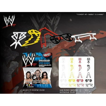 WWE Superstars Series 2 Logo Bandz Bracelets | Walmart Canada