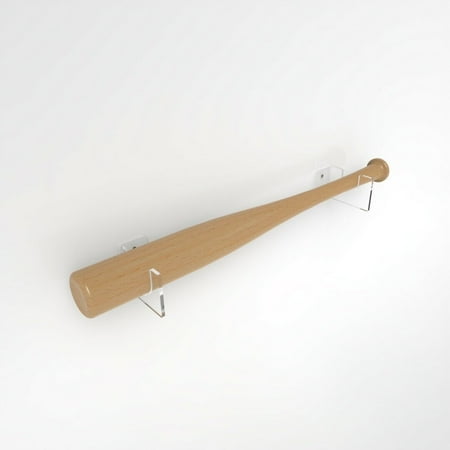 Wall Mounted Horizontal Baseball Bat Hanger Acrylic Wall Mounted ...