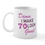 CafePress - 70Th Birthday Humor Mugs - 11 oz Ceramic Mug - Novelty ...