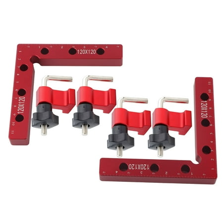 90 Degree Right Angle Positioning Ruler L Shaped Woodworking Panel ...