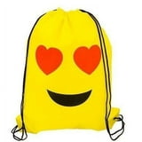 Emoji Drawstring Backpacks (12 Count) - Walmart.com