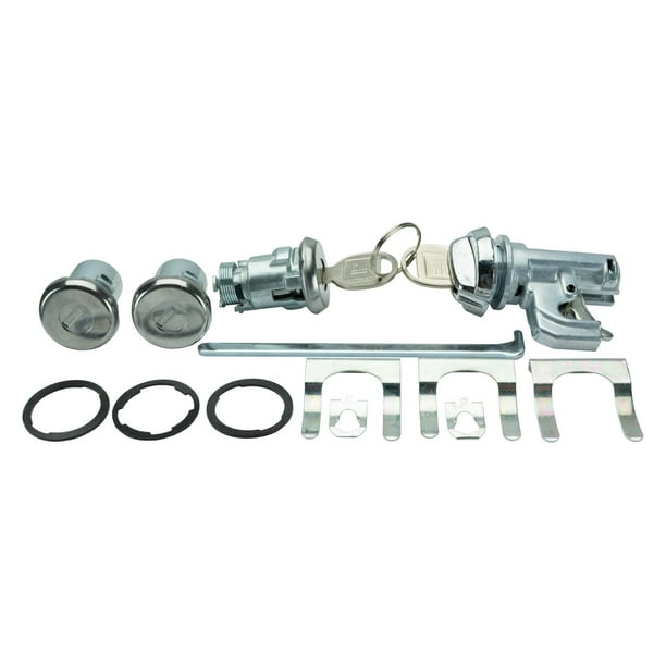 JEGS 18076 Door Trunk & Glovebox Lock Set 1970-1981 GM Models Set ...