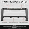 Bumper Push Bull Bar Grill Guard with Led Strip for 2005-2015 Toyota ...