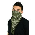 Large Bandanas 27 x 27 | Versatile Biker Rags | Classic Paisley Bandana ...