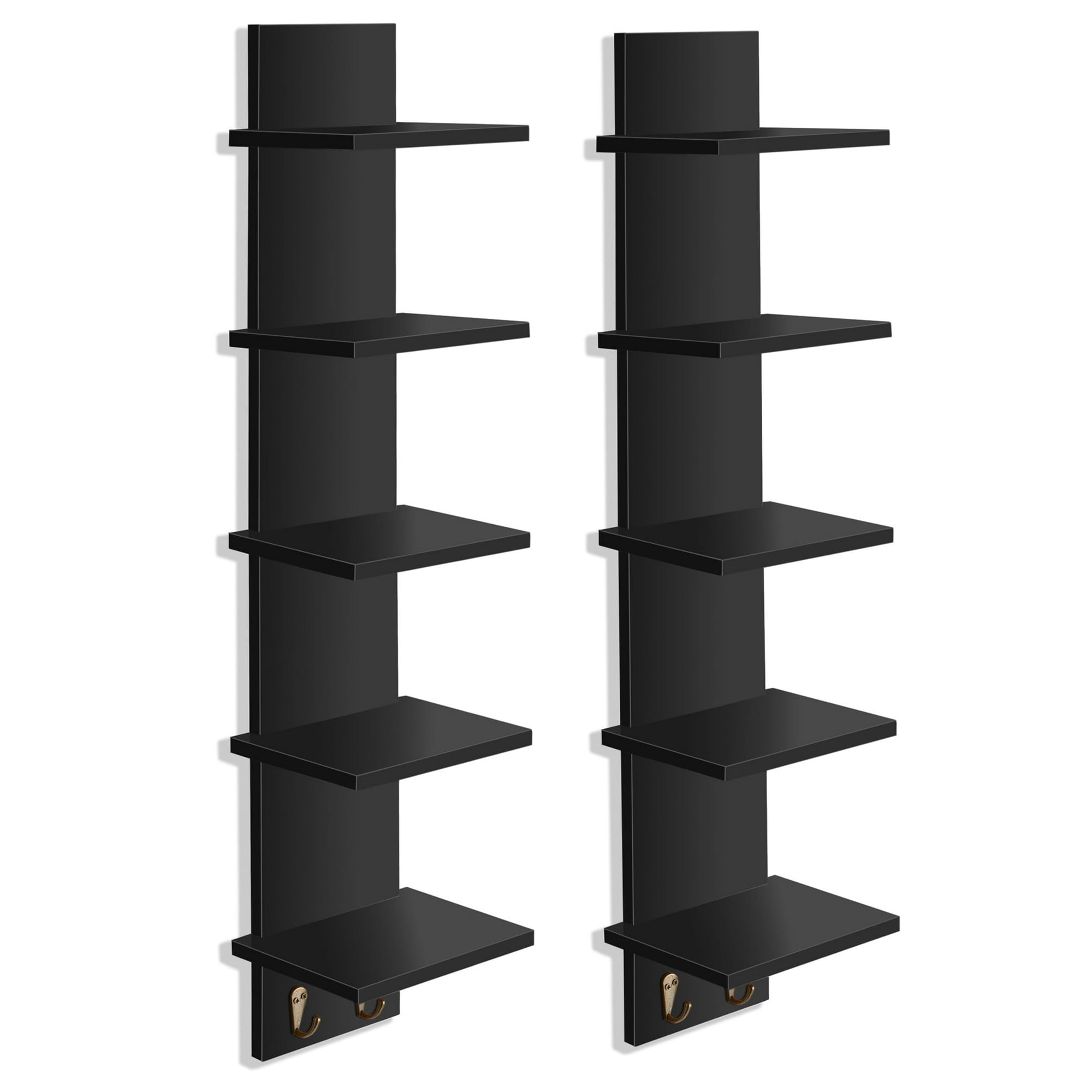 Click here for Sorbus 5 Tier Wall Shelf Unit With Hooks  Vertical... prices