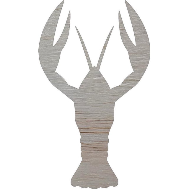 Crawfish Wooden Craft Cutout, Paintable 4'' Blank - Walmart.com