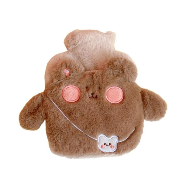 freestylehome Cute Hot Water Bottle Detachable Soft Plush Cover Cartoon ...