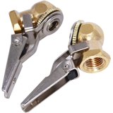 OTTULUR 2× Brass Lock On Tire Inflator Locking Air Chuck Air Hose ...