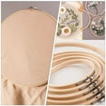 5 Pcs Embroidery Hoop Tiny Hoops Cross Stitch Bamboo Stretcher Tool ...