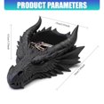 3D Printed Plastic Dark Dragon Jewelry And Stand Modern Dark Home ...