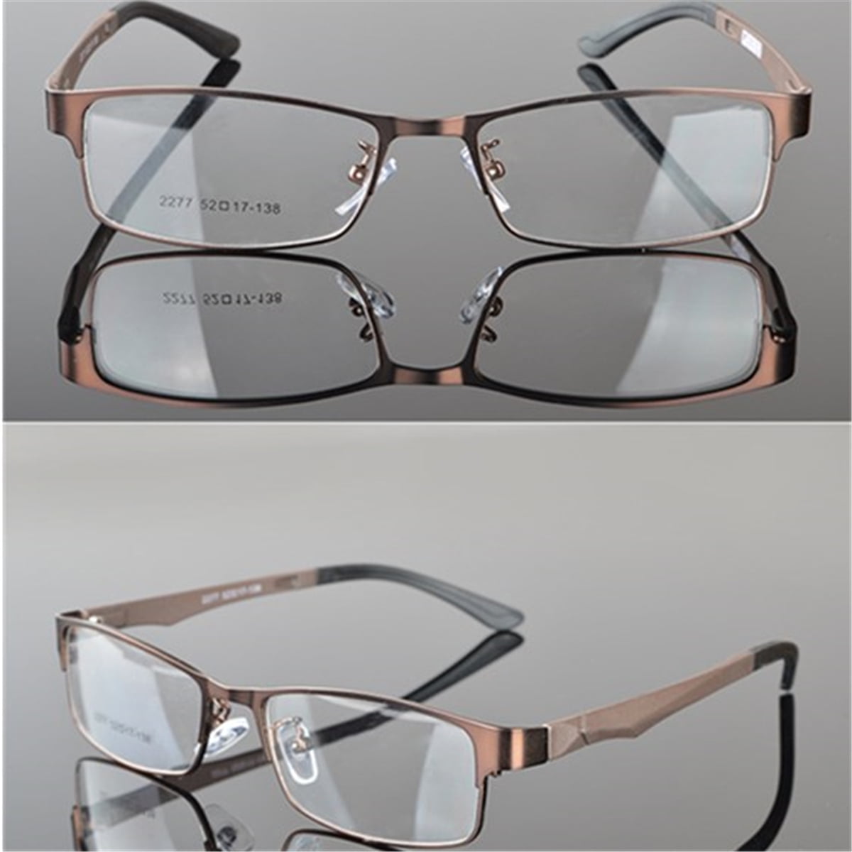 AU Men's Metal Full Rim Eyeglasses Frame Spectacles Optical Rx ...