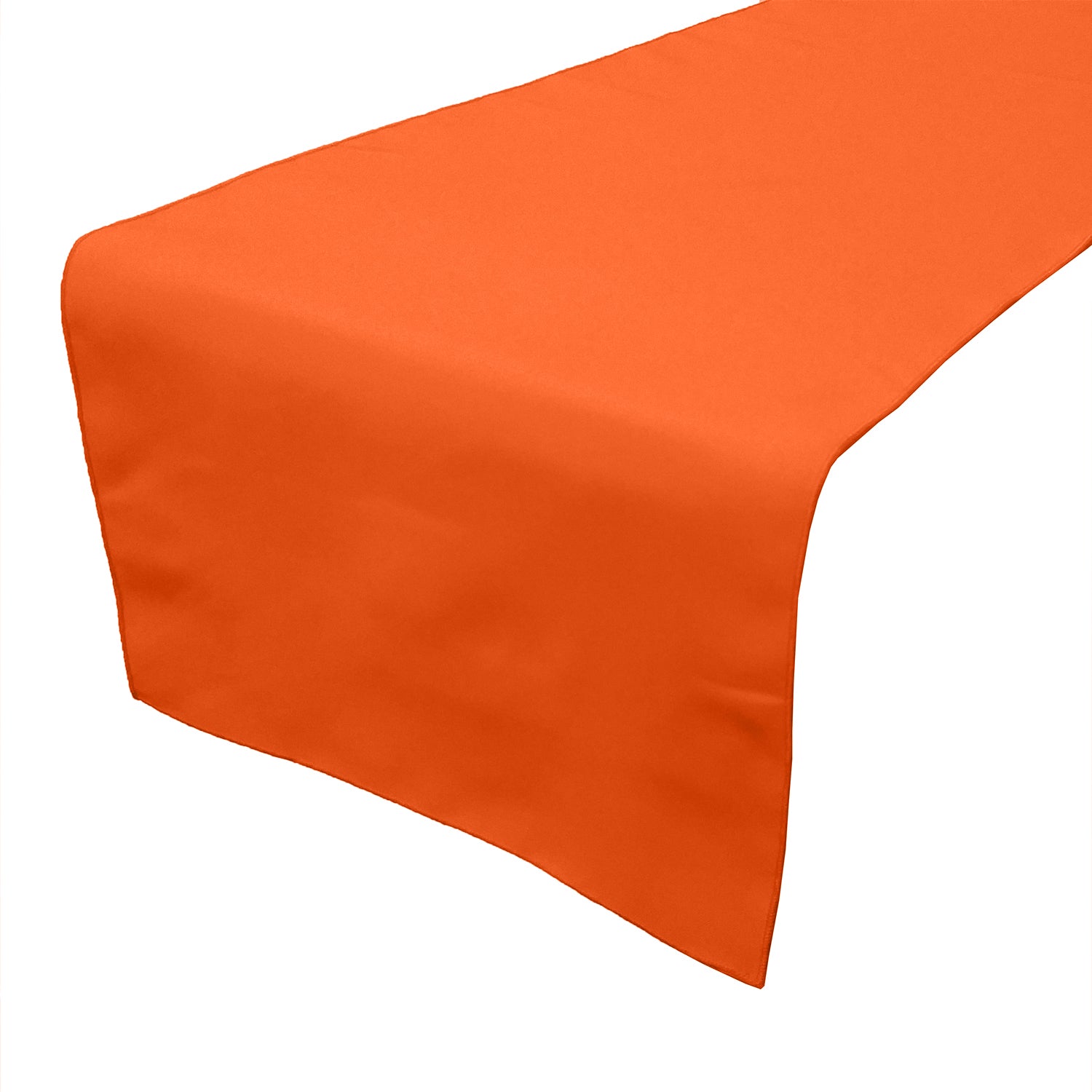 Poplin Table Runner Solid Orange - Walmart.com
