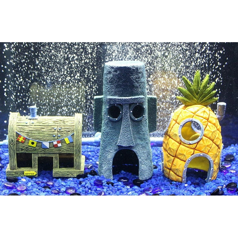 Squidward House Fish Tank