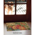 Toland Home Garden Boho Pumpkins Sunflower Fall Door Mat 18x30 Inch ...