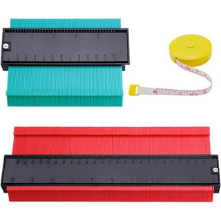 2 Pieces Contour Gauge 5 and 10" Profile Tool Shape Measuring for ...